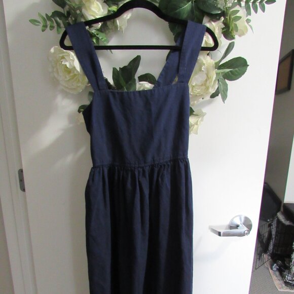 Uniqlo | Dresses | Uniqlo Navy Blue Dress | Poshmark